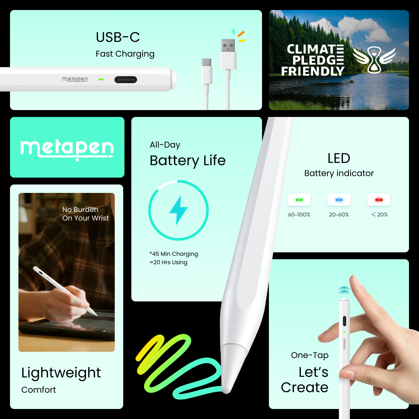Metapen Air 8 Pencil for iPad – metapen