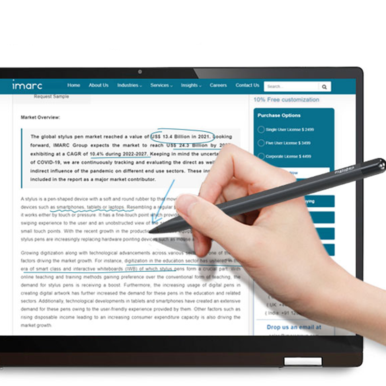 Metapen M1 Stylus Pen for Microsoft Surface – metapen