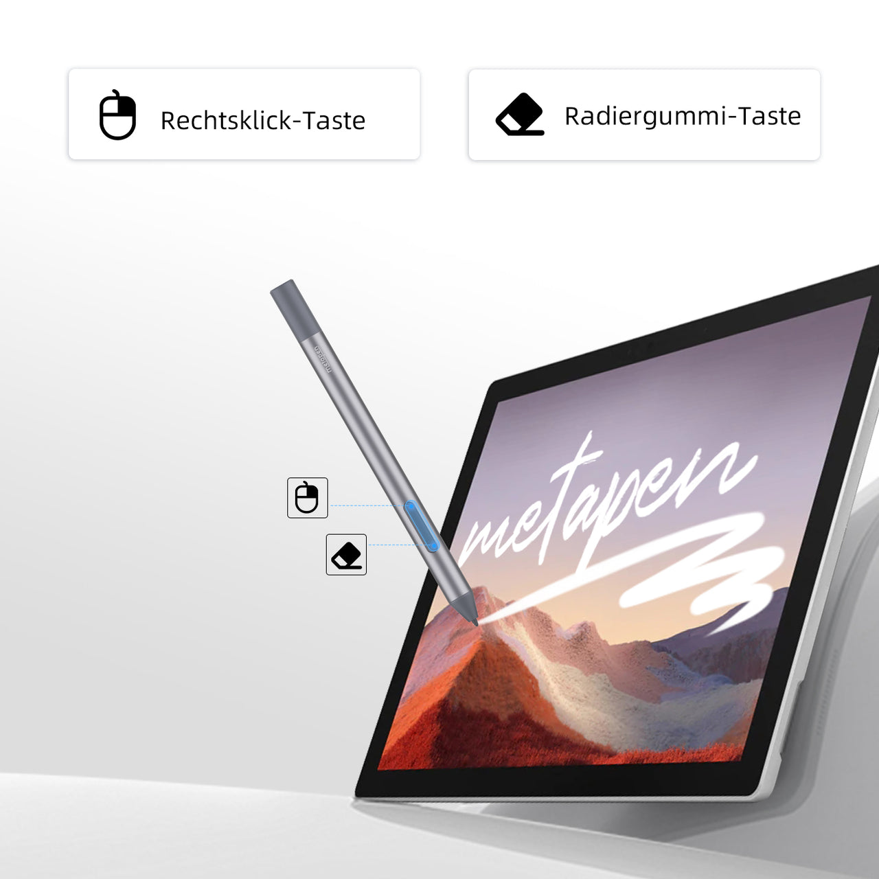 Metapen M2 BIZ Stylus Pen for Microsoft Surface – metapen