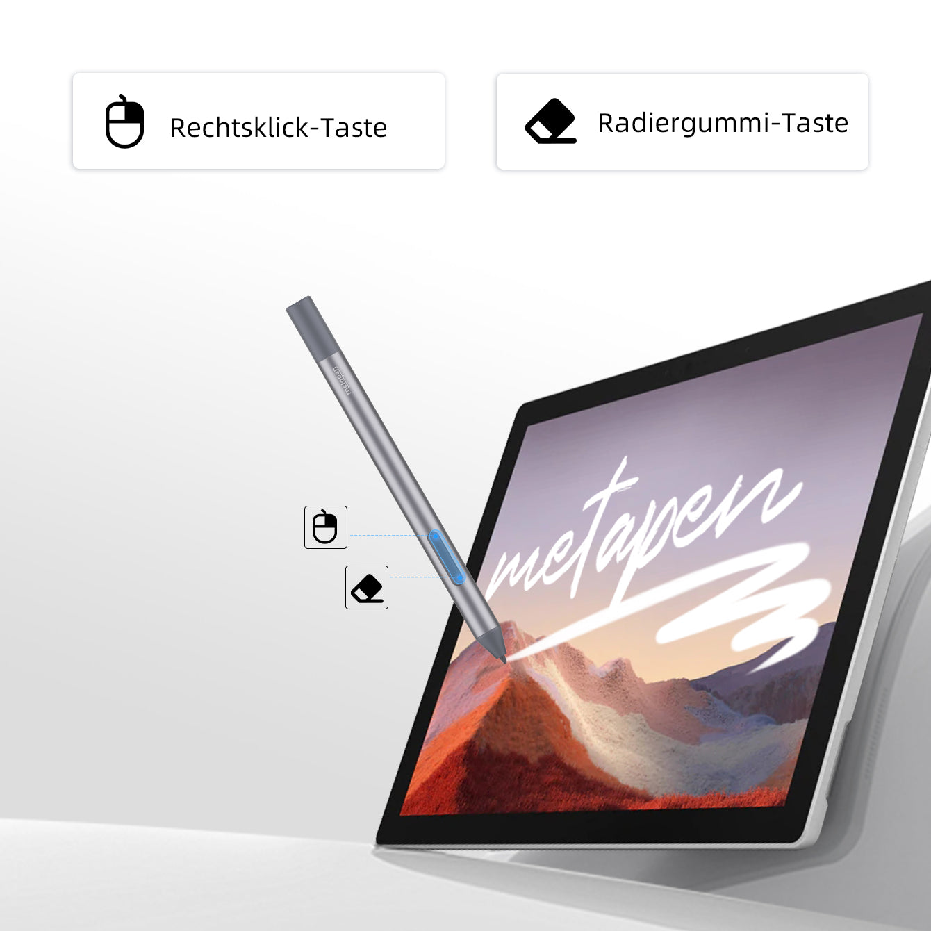 Metapen M2 BIZ Stylus Pen for Microsoft Surface – metapen