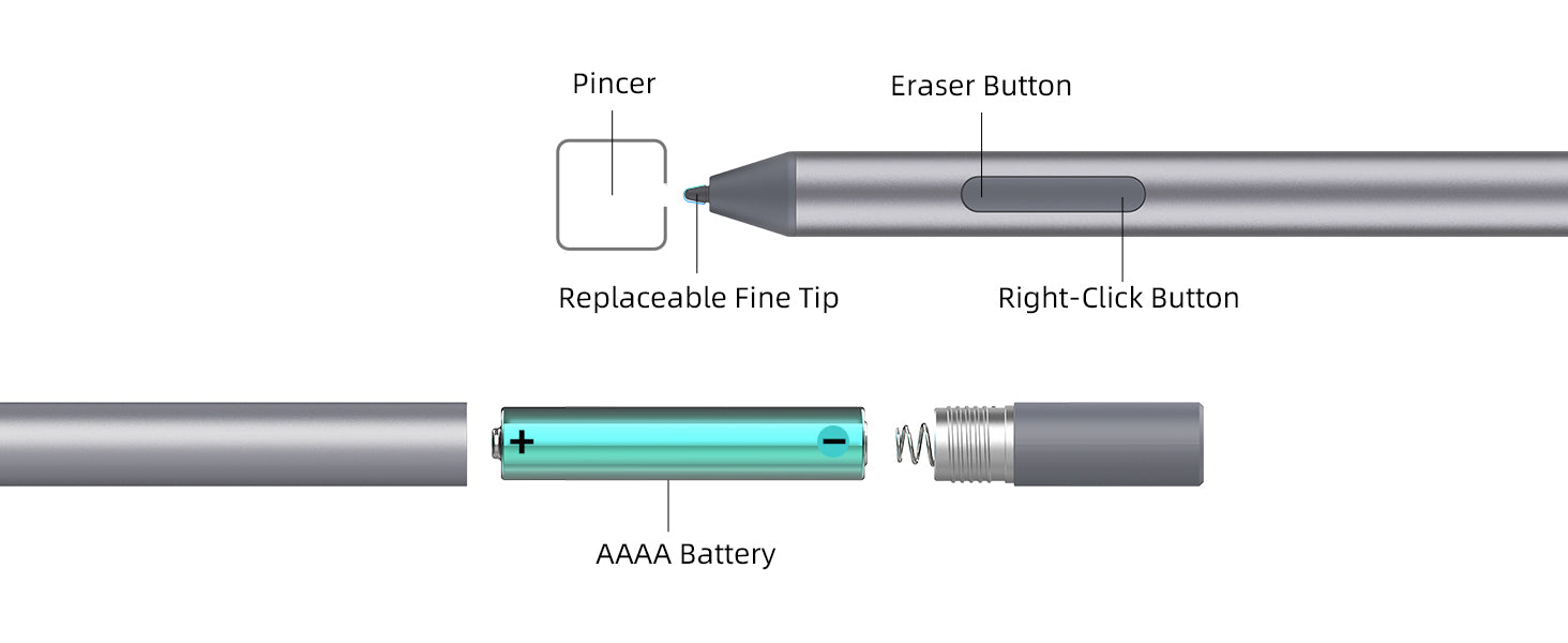 Metapen M2 BIZ Stylus Pen for Microsoft Surface – metapen