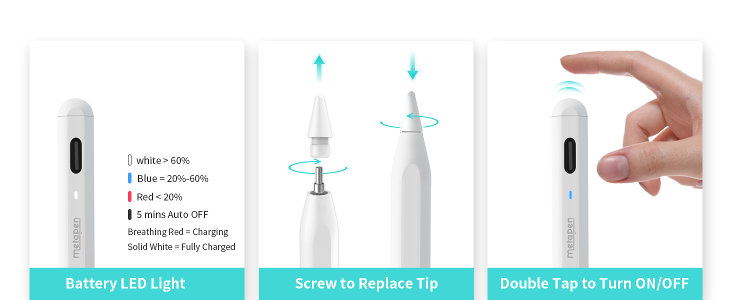 Metapen A8 Stylus Pen for iPad – metapen